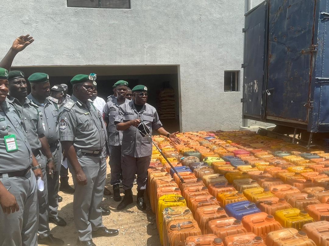 Customs intercepts 26,950 litres of smuggled PMS - The West Newspaper